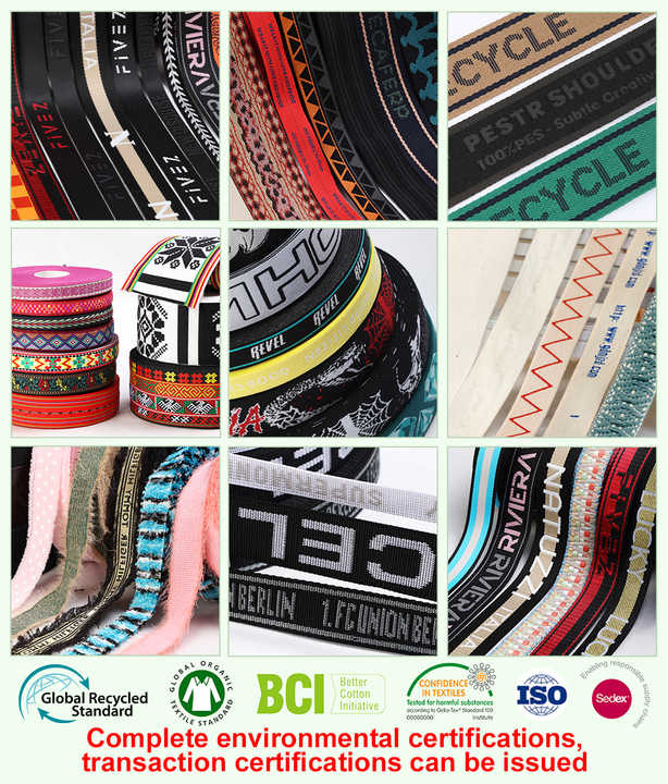High Quality Custom Eco-Friendly Webbing - 50mm Jacquard