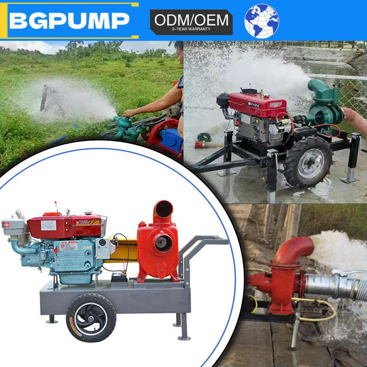 Agricultural Irrigation System Diesel Pump Heavy Duty Diesel Water Pump ...