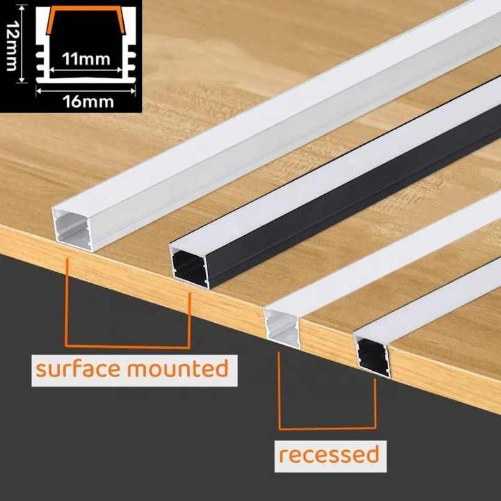 Customize LED Strip Light Aluminum Profile - Recessed LED