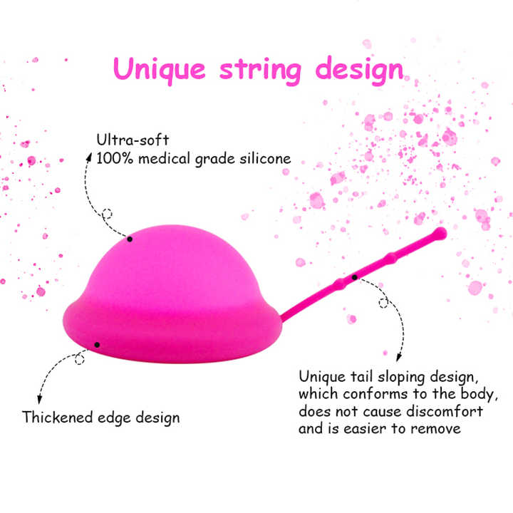 2025 Wholesale Menstrual Disco Women Period Menstrual Disc with String ...