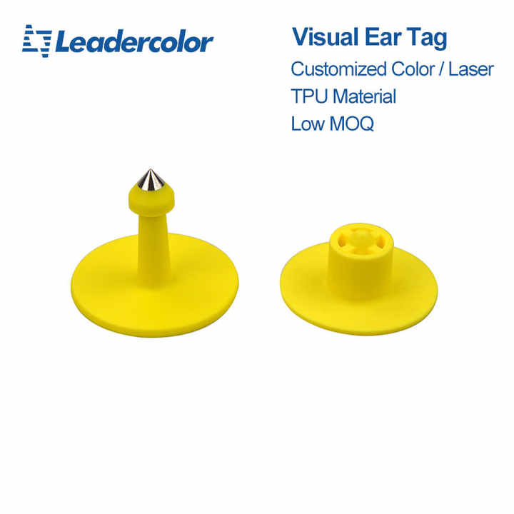 Wholesale Livestock Animal Ear Tag Custom Laser Number Round ...