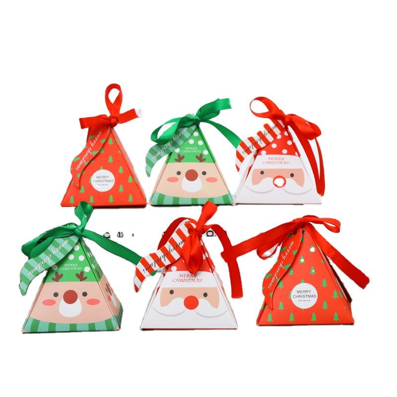 Triangle Christmas Candy Treat Boxes - Perfect Gift Packaging