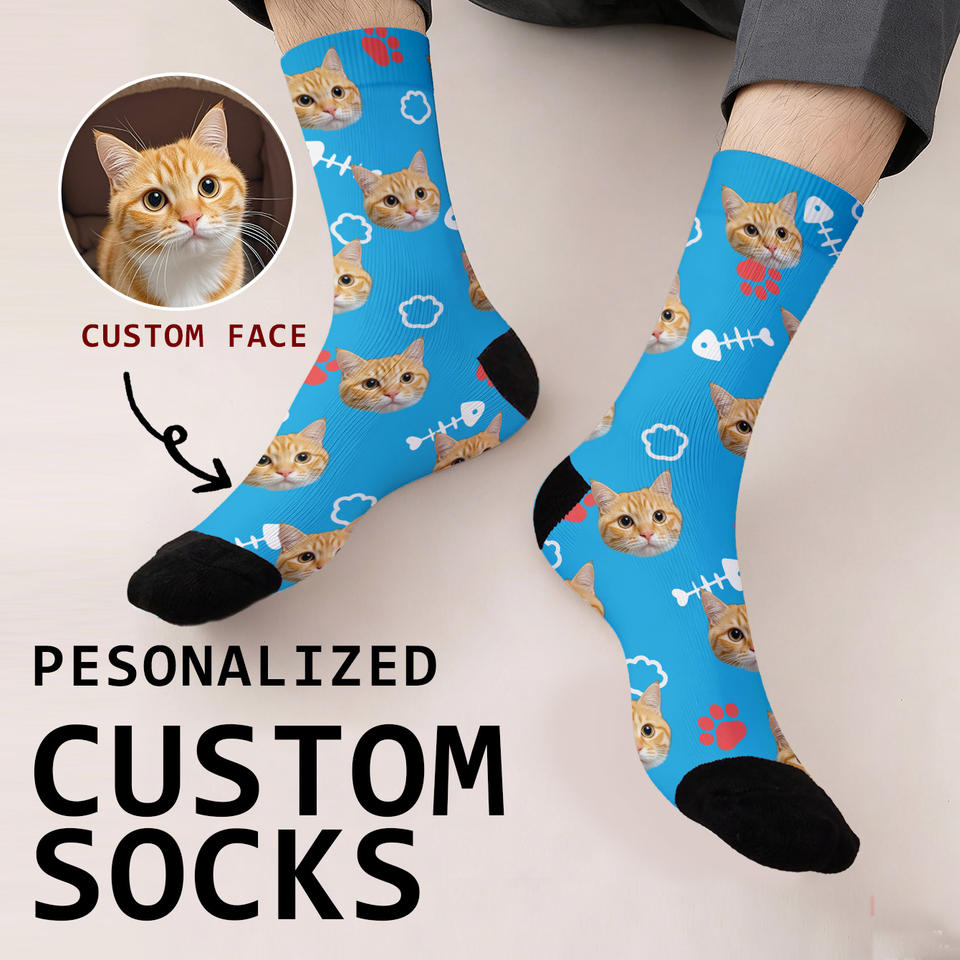 360 Digital Printing Spandex Blank Customized Socks ODM Service Low ...