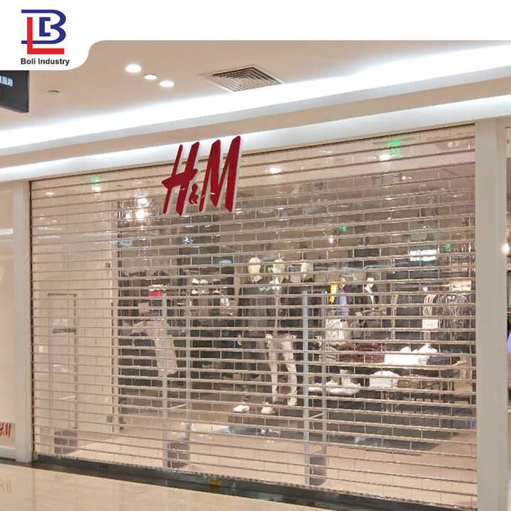 Transparent Aluminum Anti-theft Horizontal Roller Shutter Doors - Oem