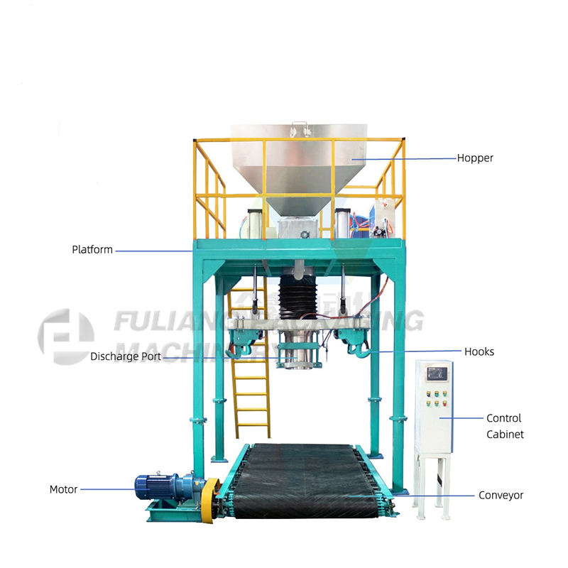 Jumbo 500kg 1000kg Ton Bulk Bag Weighing Filling Packing Machine Ton ...
