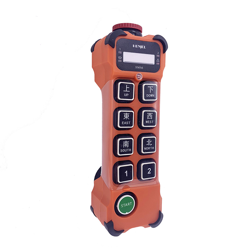 H208 8 Buttons Double Speed Industrial Crane Radio Remote Control ...