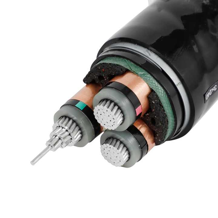 High Quality YJLV22 Armoured Power Cable XLPE Insulated Aluminum Conductor for Underground ...