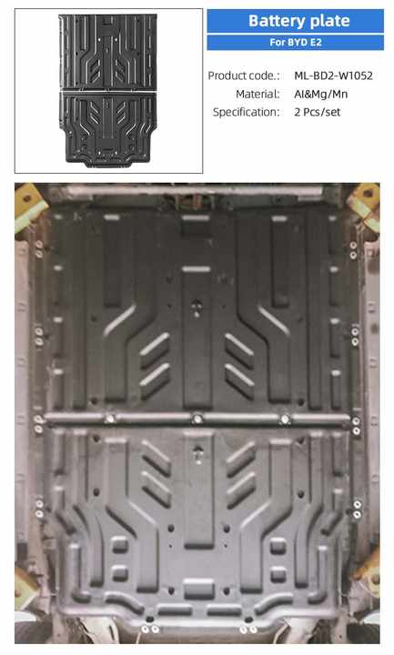 Skid Plates - Durable Protection for BYD E2 EV Batteries