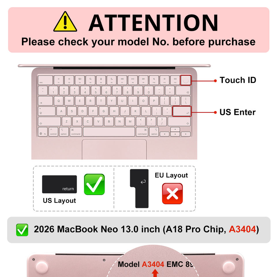Black Arabic Russian Korean Thai Keyboard Cover US Layout for MacBook ...