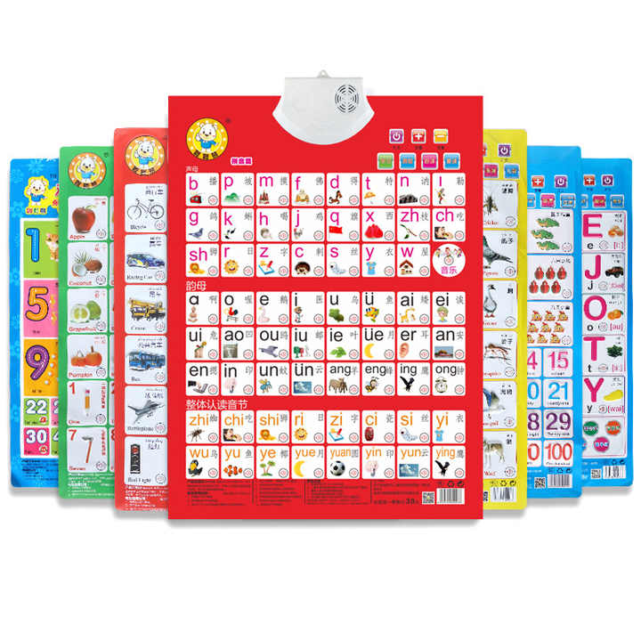 Kids Interactive Electronic English Educational Abc Talking Poster ...