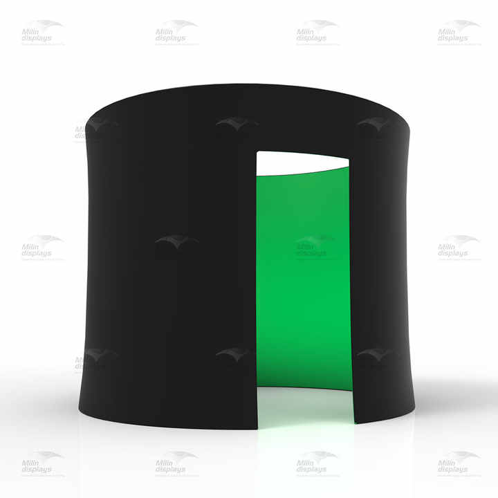 2021 Newest Chroma Green Screen 360 Vogue Booth Backdrop