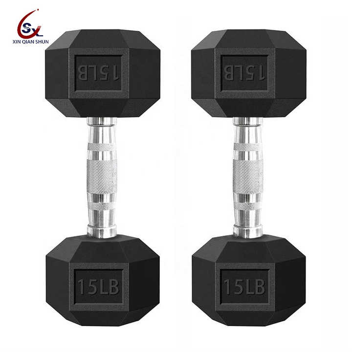 Hexagonal Dumbbell Set with Rack - 10kg to 50kg