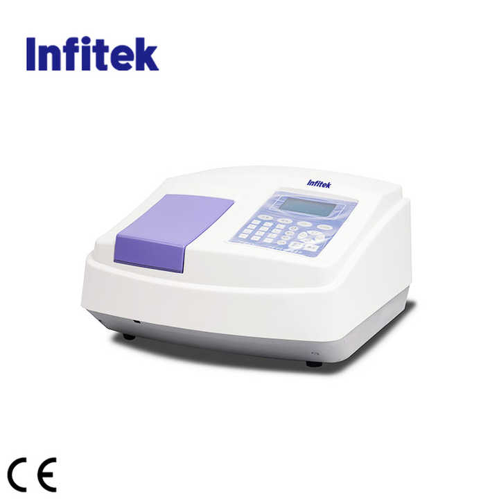 Infitek UV Visible Spectrophotometer Laboratory Spectrometer Device Single Beam UV Vis ...