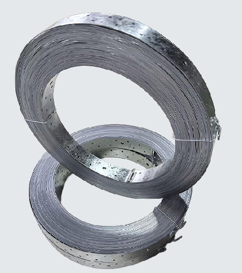 Perforated Pipe Hanger Strapping, Galvanized for Wood Frame and HVAC ...
