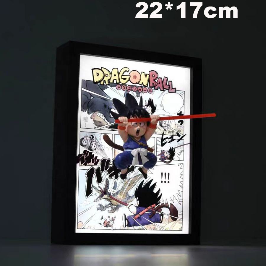 3D Dragon Goku Anime Figure Picture Frames Photo Frame Wall Decoration ...