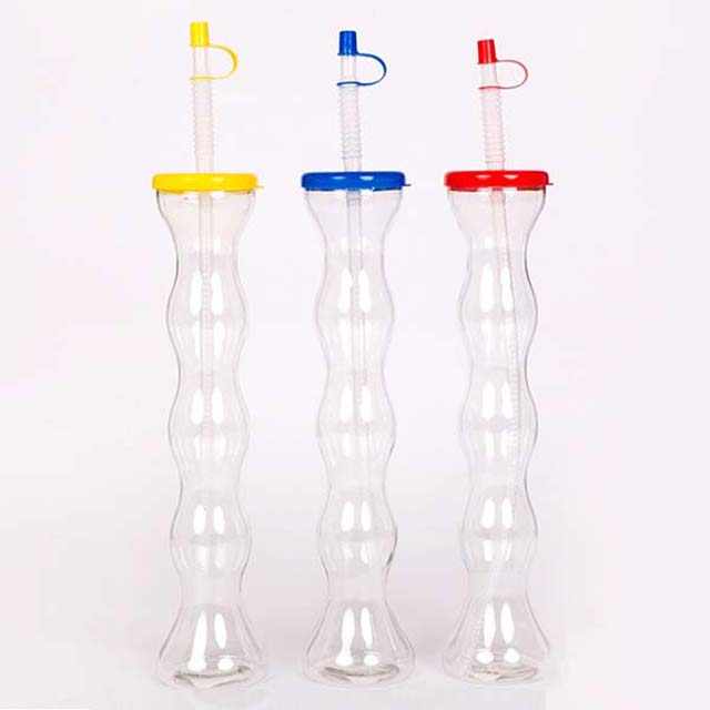 Party Yard Cups with Straw - Sustainable & Fun Drinkware