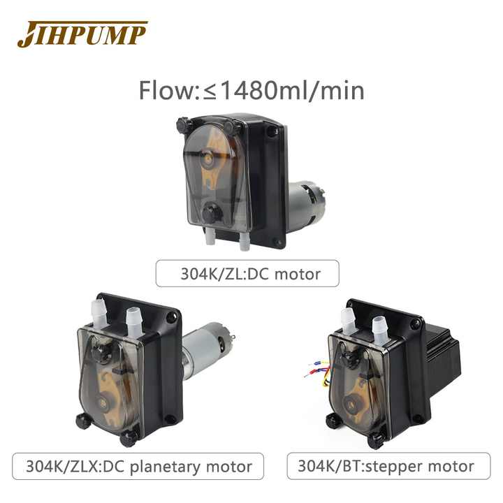 JIHPUMP 12V/24V Peristaltic Pump for Coffee Vending Machine ODM