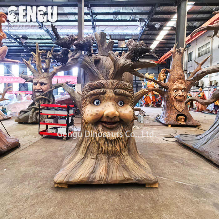Customized Popular Talking Tree With Small Animals Funny Animatronic ...