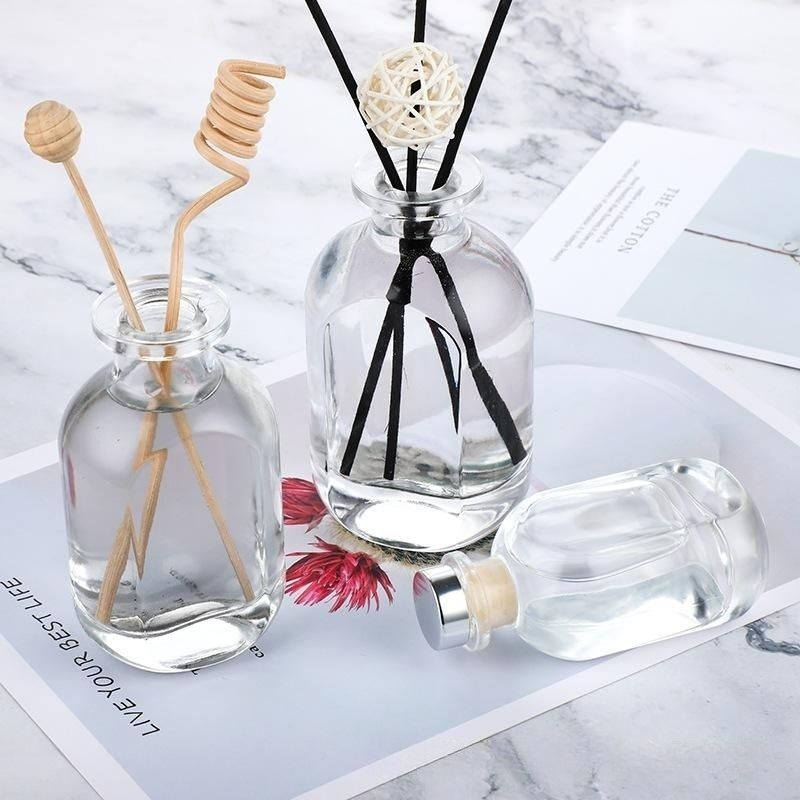 Luxury Transparent Diffuser, Aromatic Oil Bottle, Empty Glass Diffuser ...