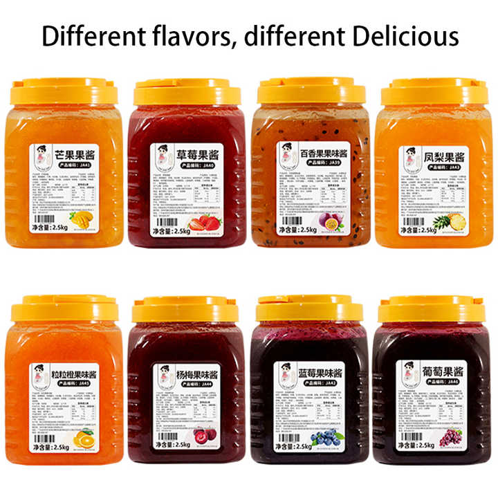 Wholesale Premium Strawberry Fruit Jam Puree Good Taste for Dessert and ...