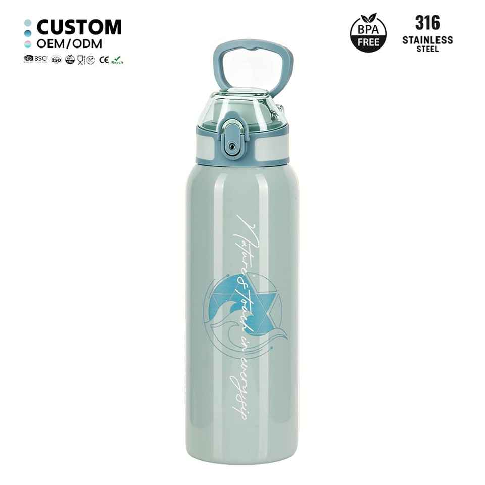 316 Stainless Steel Water Bottle Portable Tumbler BPA Free Custom Logo ...