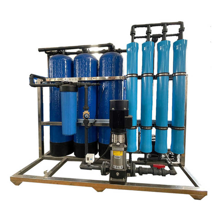 Industrial Underground Salt Water 500L RO Filter Desalination System ...