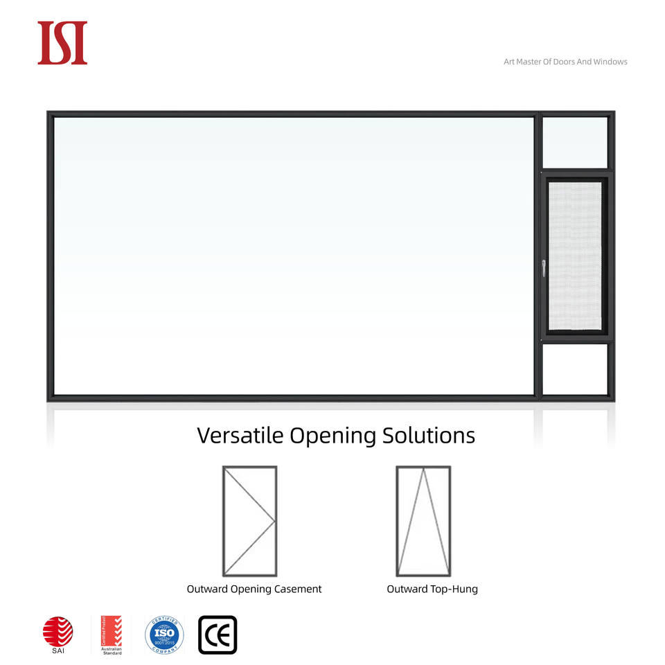 HENNISSY Double Glazed Aluminum Windows Soundproof Impact Exterior ...