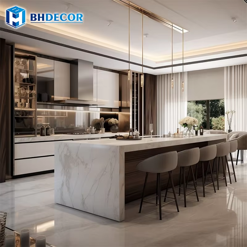 Custom Kitchen Cabinet Water Resistant Boards Kitchen Cabinet With ...