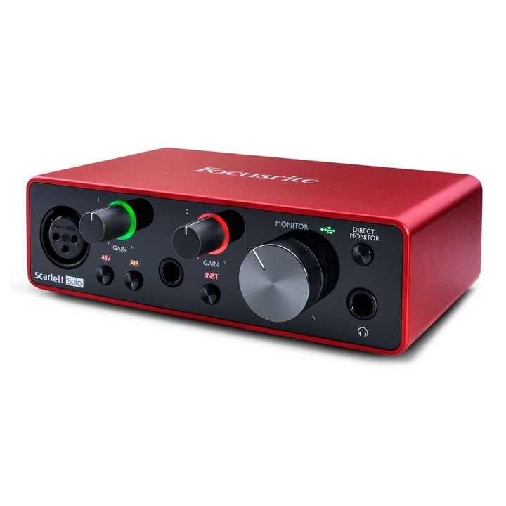 Focusrite Scarlett SOLO3 - Premium USB Audio Interface