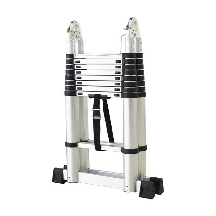 9-step Aluminum Telescoping Double Sided Ladder - Versatile & Durable