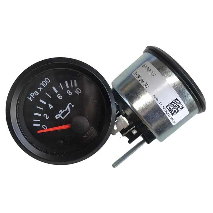 350-040-017C Oil Pressure Gauge - 24V, 0-10 Bar, LED Display