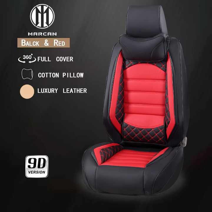 Marcan Luxury Design Full Set Fur pu Leather car accessories Car Seat Covers for WISH FIT