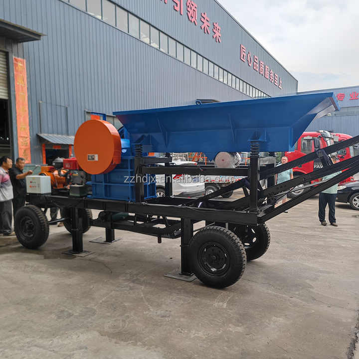 Haoding PE400*600 Diesel Engine Jaw Crusher Max.60t/h Capacity Long ...