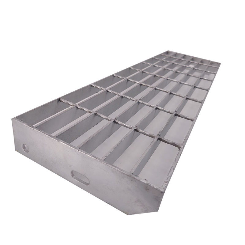 Modular Stainless Steel Stair Grating System with Diamond Plate Steps ...