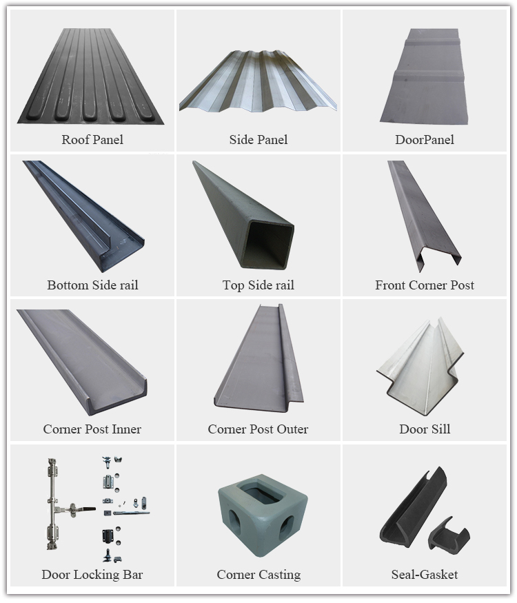 Professional supplier of marine ISO shipping container spare parts ...