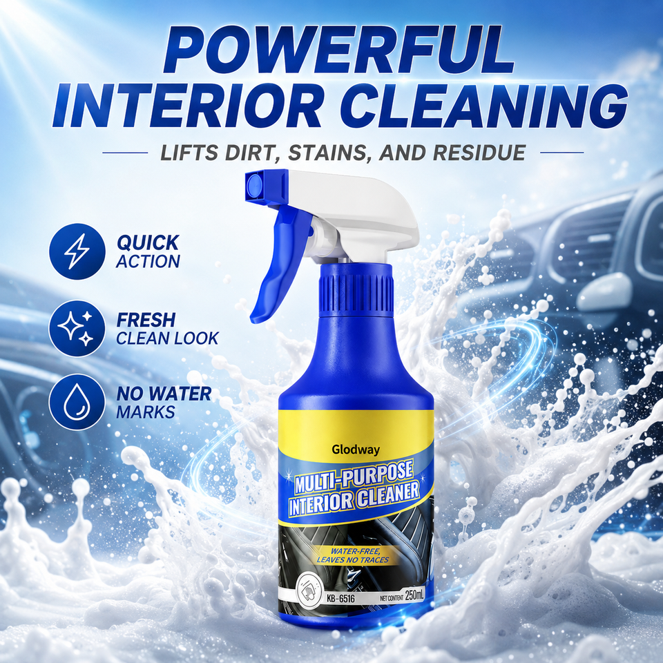 Glodway Interior Detailer Spray 250ml Car Seat Leather Plastic Fabric ...