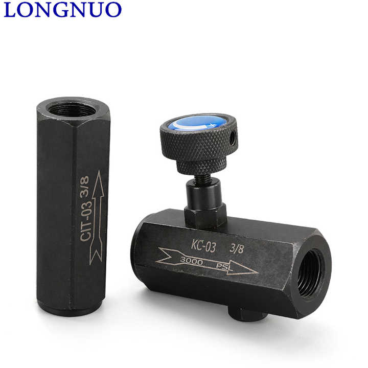 Hydraulic one-way valve CIT/KC-02/03/04/06 through backstop hydraulic check valve flow throttle ...