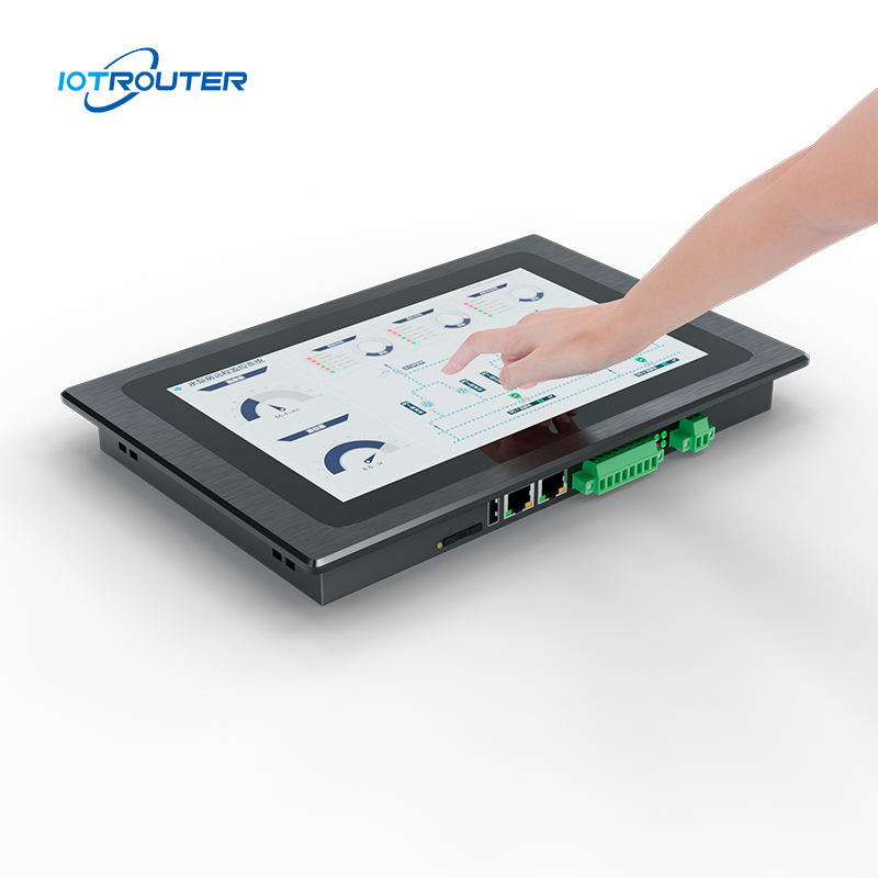 HMI Touch Screen with Node RED Gateway Function Support PLC Connection