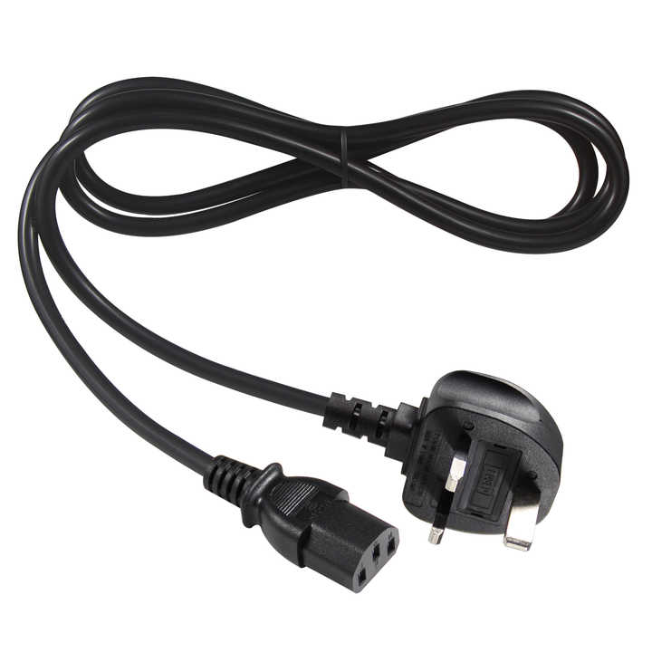 Bsi Cable Plug Replacement Iec 13 Amp Home Kettle Lead Uk Bs1363 To C13 ...