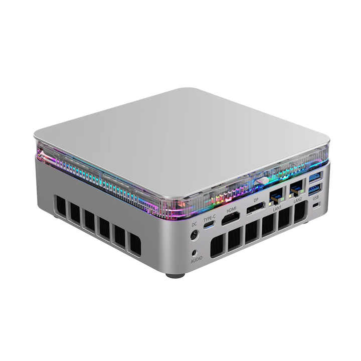 F3M AI Mini PC with RGB Light Intel Ultra 7 155H 32GB DDR5 1TB PCIe 4.0 ...