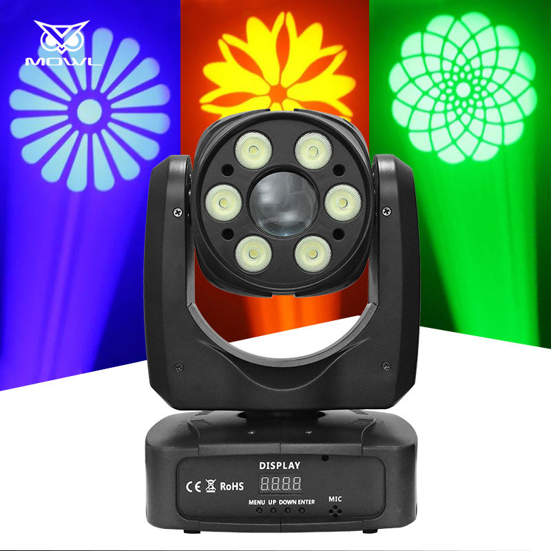 128W Moving Head Lights Mini LED Moving Head Gobo Spot Wash Light for ...