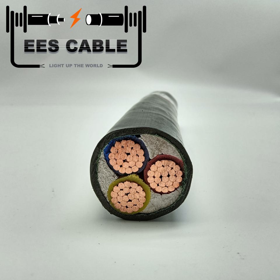 3 Core Underground Power Cable U1000 R2V YJV N2XY 3*50mm2 3*70mm2 3 ...