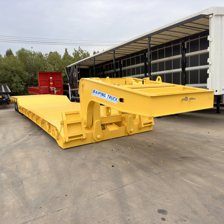 40ft Container Flatbed Gooseneck Roro Trailer Truck Trailers for Sale ...