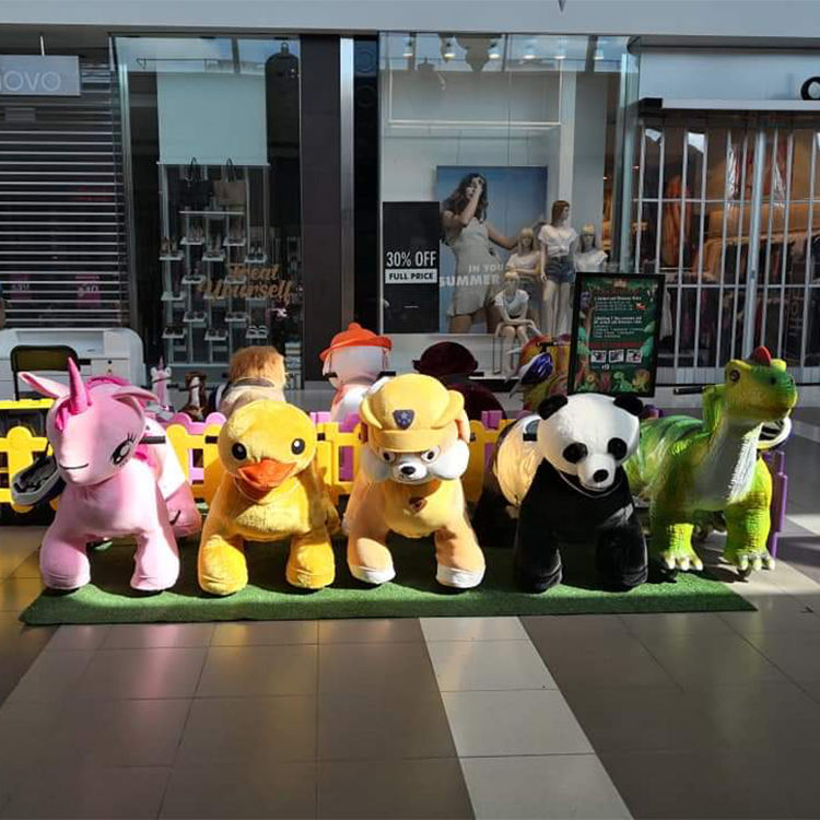 SIBO Coin Operated 12V Battery Drive Electric Motorized Plush Animal ...