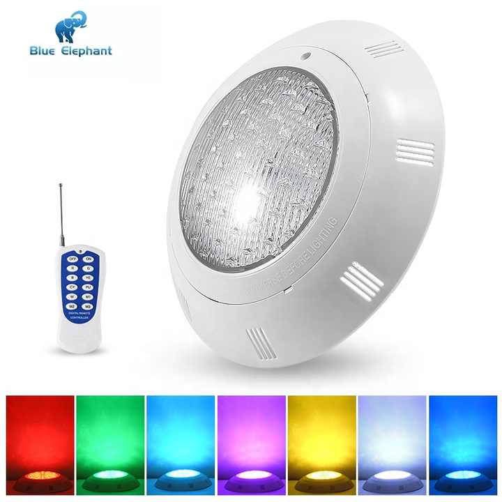 ABS 12V Under Water Swim Pool Lamp Ip68 Waterproof Underwater Multi-Color Rgb Control Led Pool ...