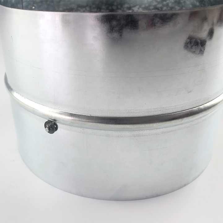 Round Non Return Backdraft Damper for Air Volume Control