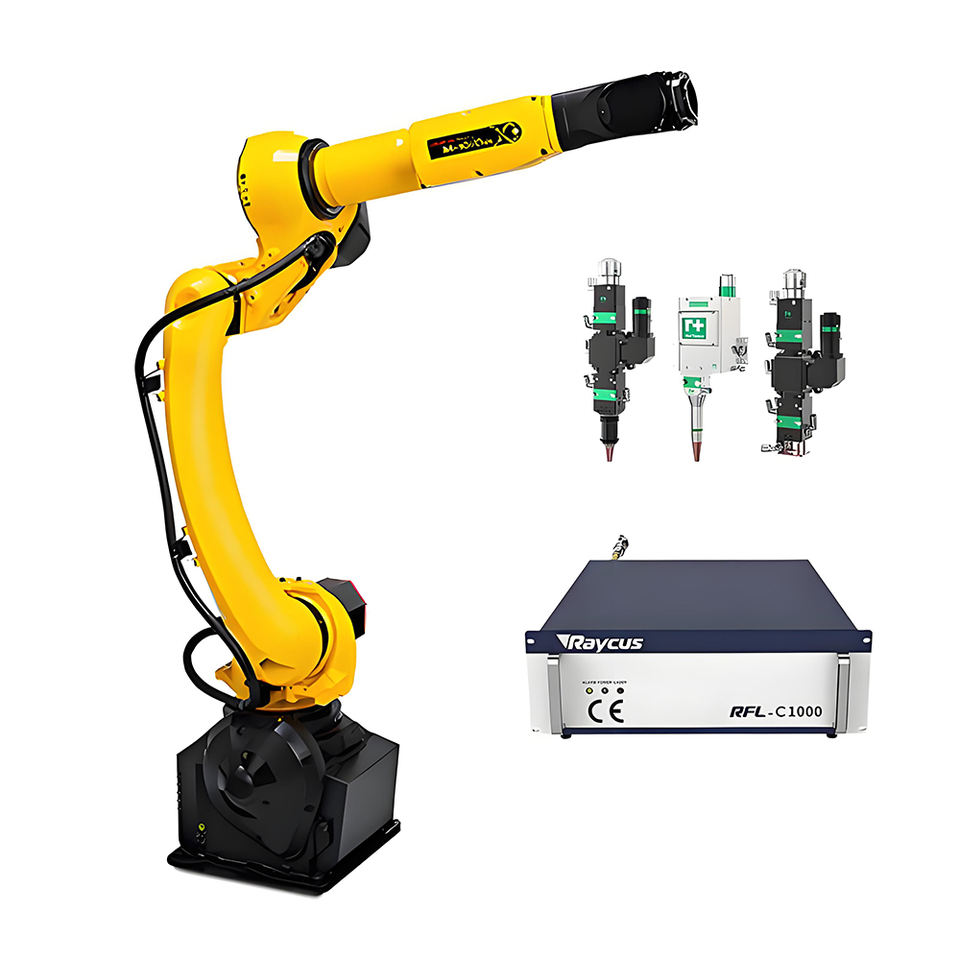 FANUC Six Axis PLC Controlled Motorized Robot Handling Polishing and ...
