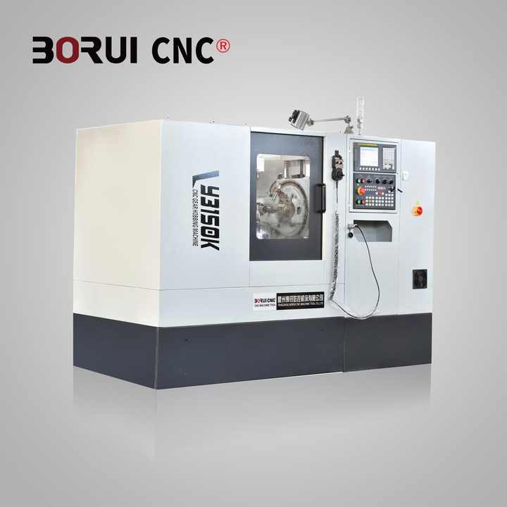 YK3150E 4 axis CNC Gear hobbing sprocket cutter Machine gear cutting ...