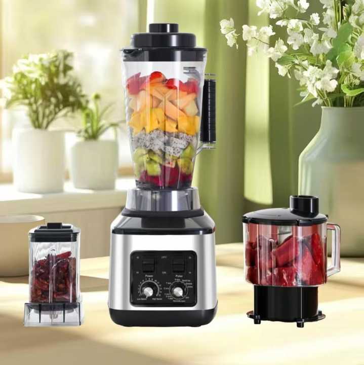 Blender Blenders Machine Portable Heavy Duty Commercial Silver crest ...
