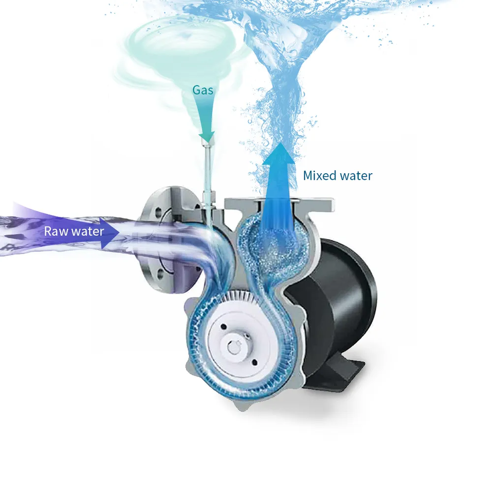 Dissolved Air Flotation Pump Aquaculture Fine Bubble Diffuser Aeration ...